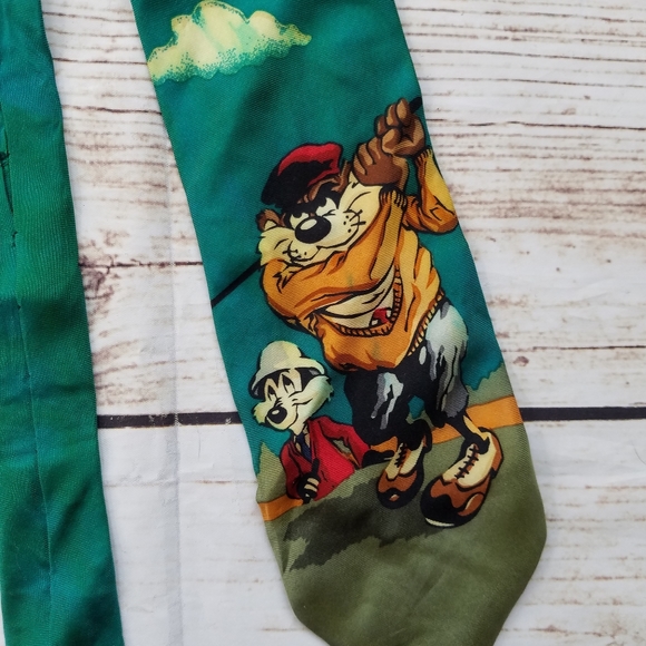 Warner Bros. | Accessories | Vintage 992 Taz Looney Tunes Golfing Neck ...